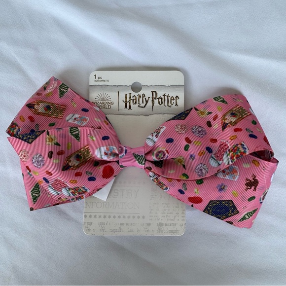Warner Bros. | Accessories | Harry Potter Wizarding World Pink Hair Bow ...